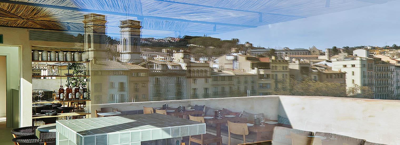 Hotel amb terrassa amb millor vista de Girona | Hotel Casa Cacao
